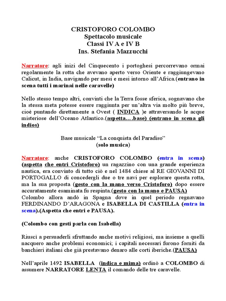Cristoforo Colombo | PDF