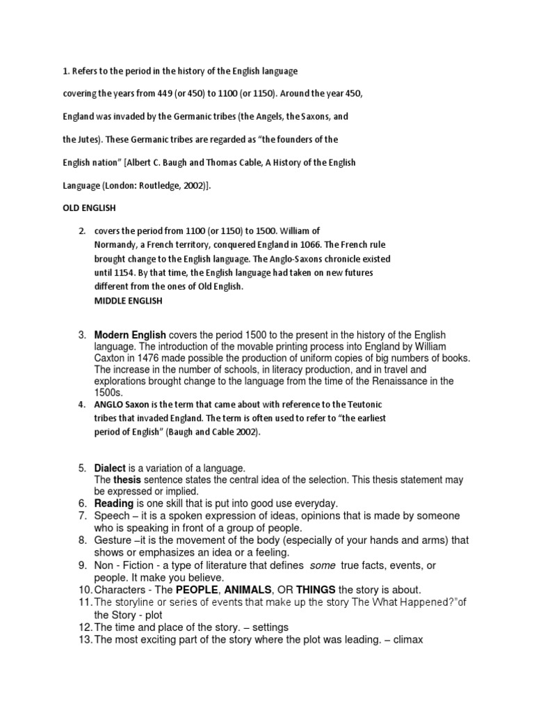 Old English: Reading Is One Skill That Is Put Into Good Use Everyday ...