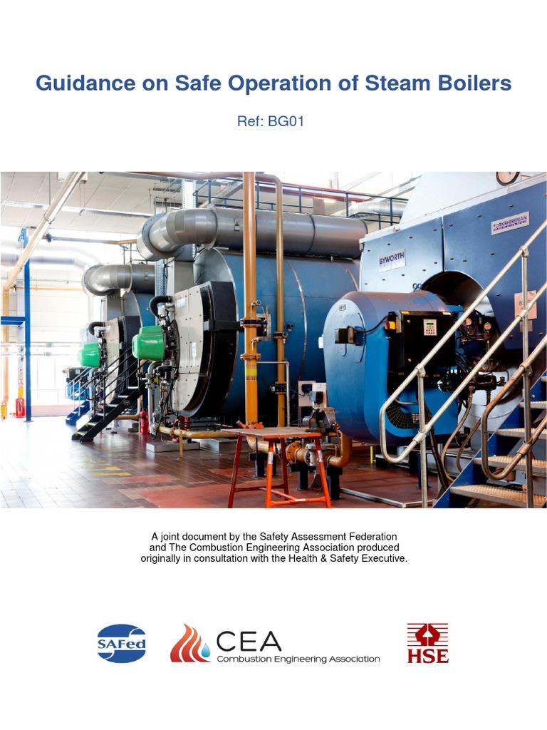 BG01 - Safe Operation of Steam Boilers (2019) | PDF | Boiler | Safety