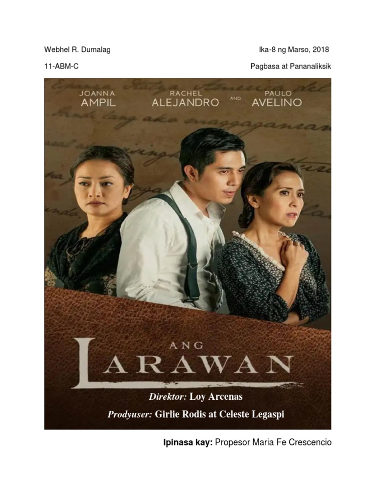 Ang Larawan Final | PDF
