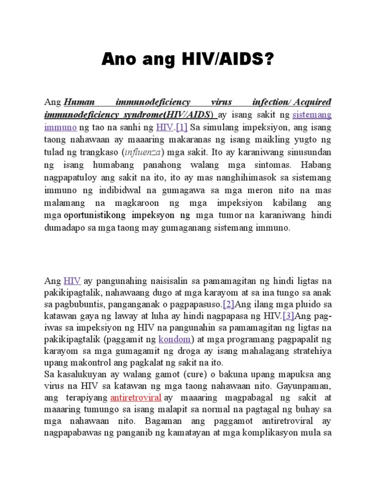 Hiv Aids | PDF