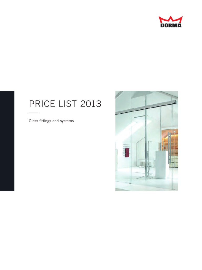 Glass Price List 2013 ENG | PDF | Door | Wall