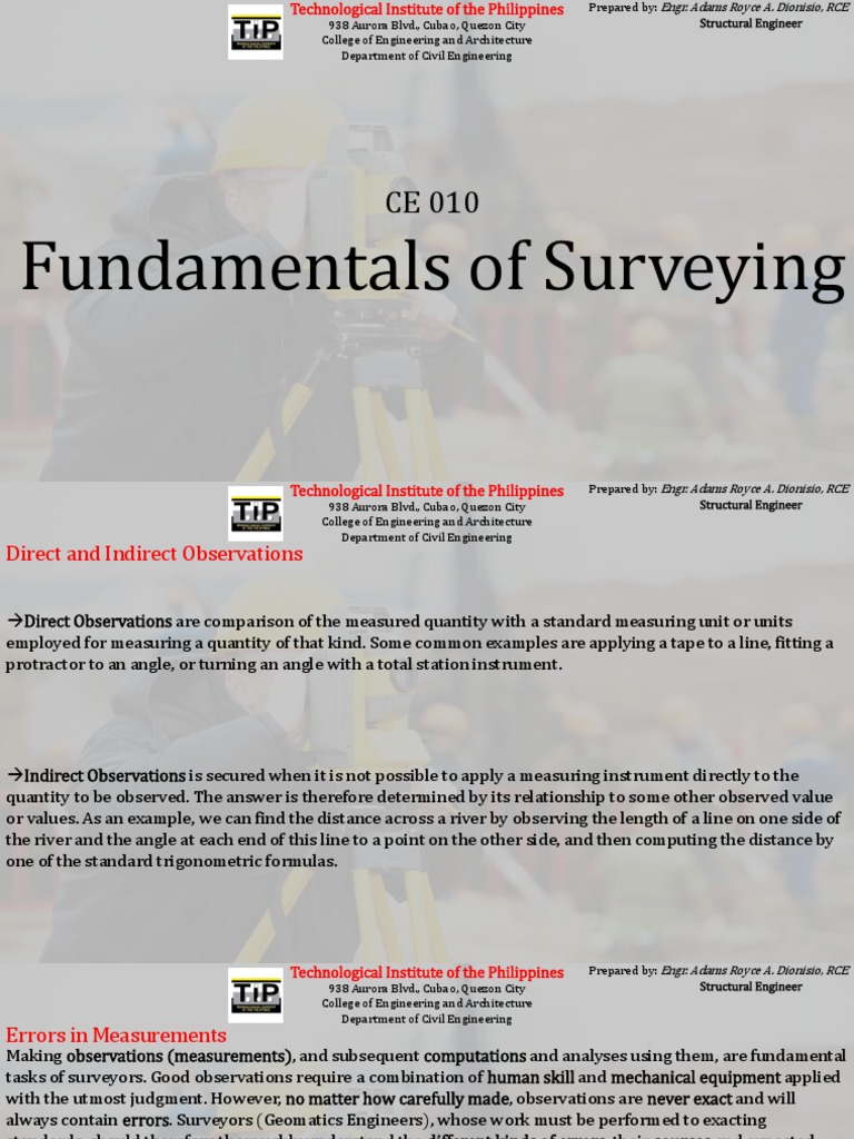 2 Theory of Errors in Observations | PDF | Errors And Residuals | Mean