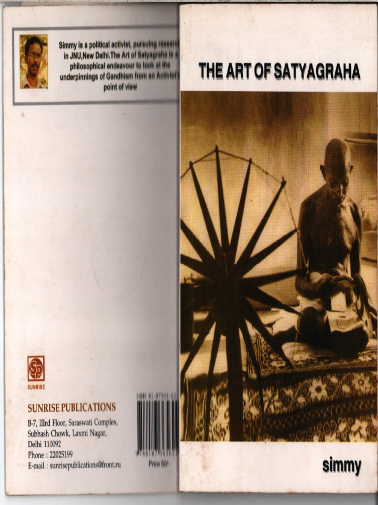 The Art of Satyagraha Written by DR Simmy Joseph | PDF