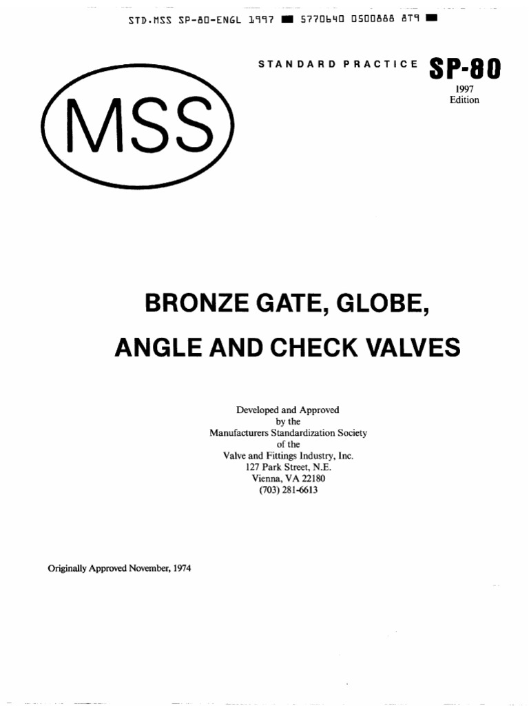 MSS SP 80 PDF | PDF