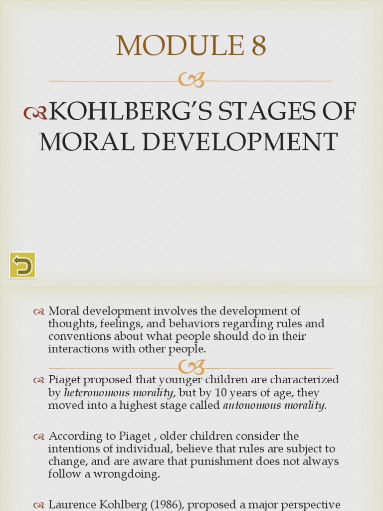 Kohlbergs Stages of Moral Development | PDF | Morality | Metaphysics Of ...