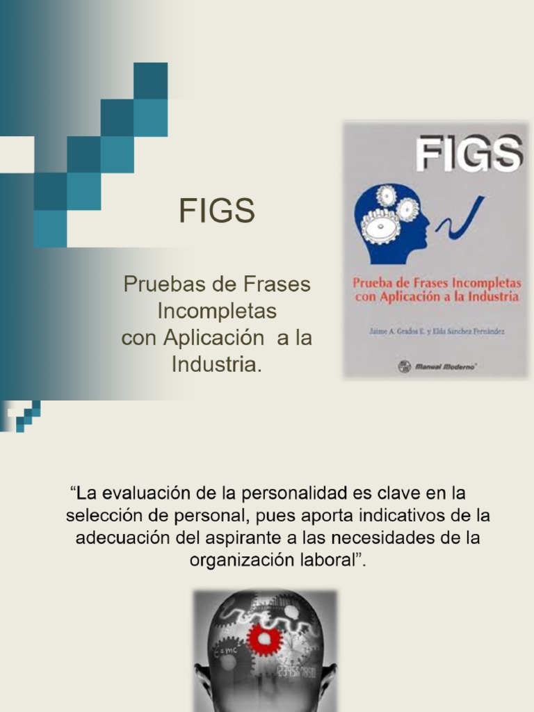 FIGS. Pruebas de Frases Incompletas Con Aplicación A La Industria PDF | PDF