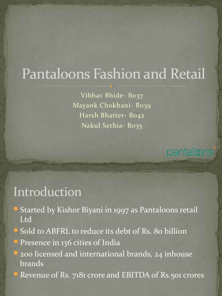 4Ps of Pantaloons | PDF | Pricing | Retail