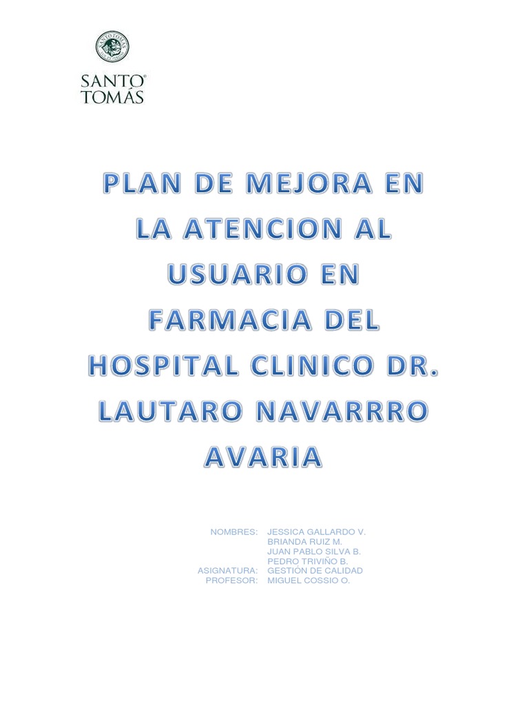 Ciclo Deming - Farmacia Hospital | PDF | Farmacia | Farmacéutico