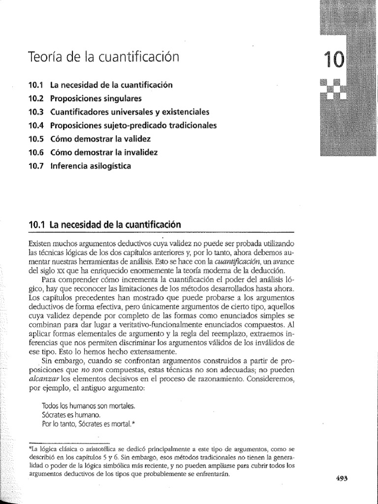 Intro. Logica Copi Capitulo X PDF | PDF