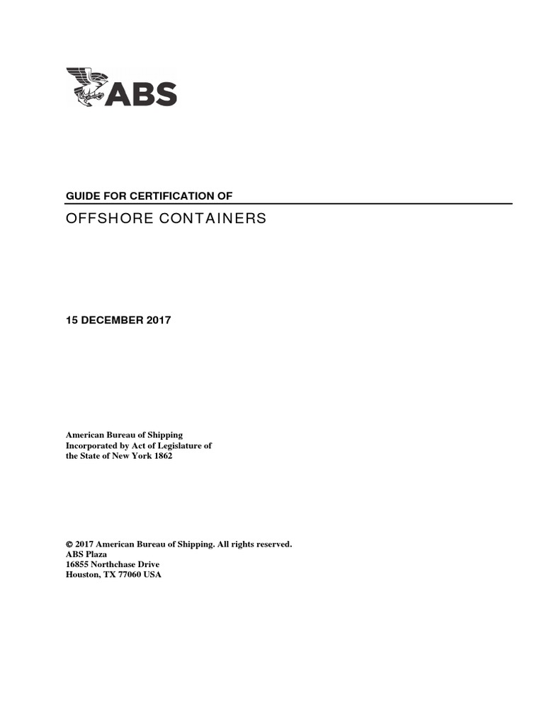 Offshore Containers Guide E-Dec17 | PDF | Quality Management System ...