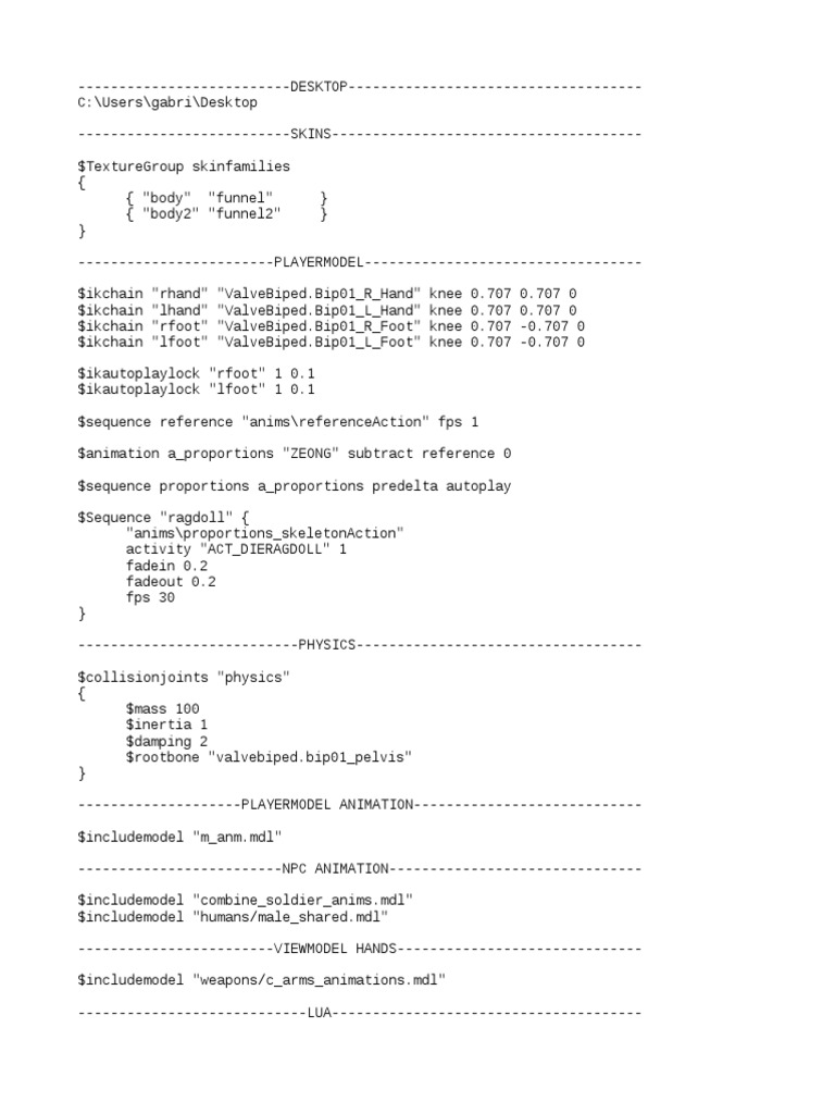 Valve Gmod Program Codes | PDF | Anime Companies | Japanese Animation ...