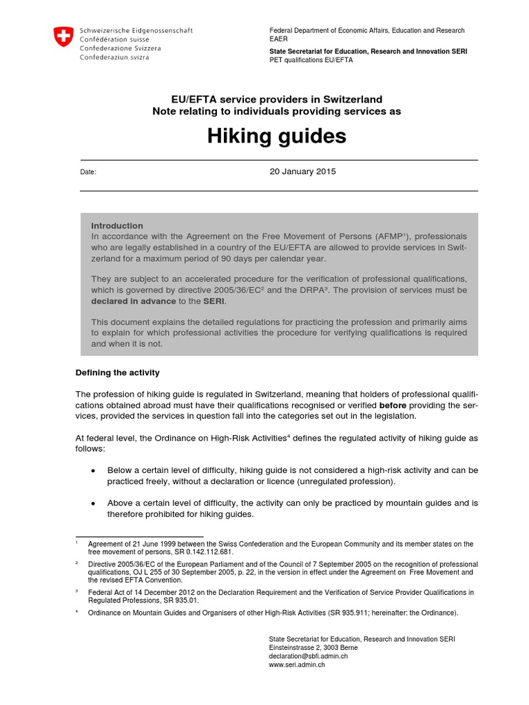 Hiking Guides | PDF | Switzerland | Hiking