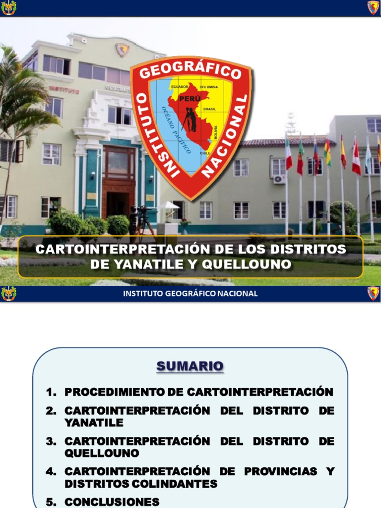 1 - Ign - Cartointerpretacion Yanatile - Quellouno | PDF | Science | Geografía