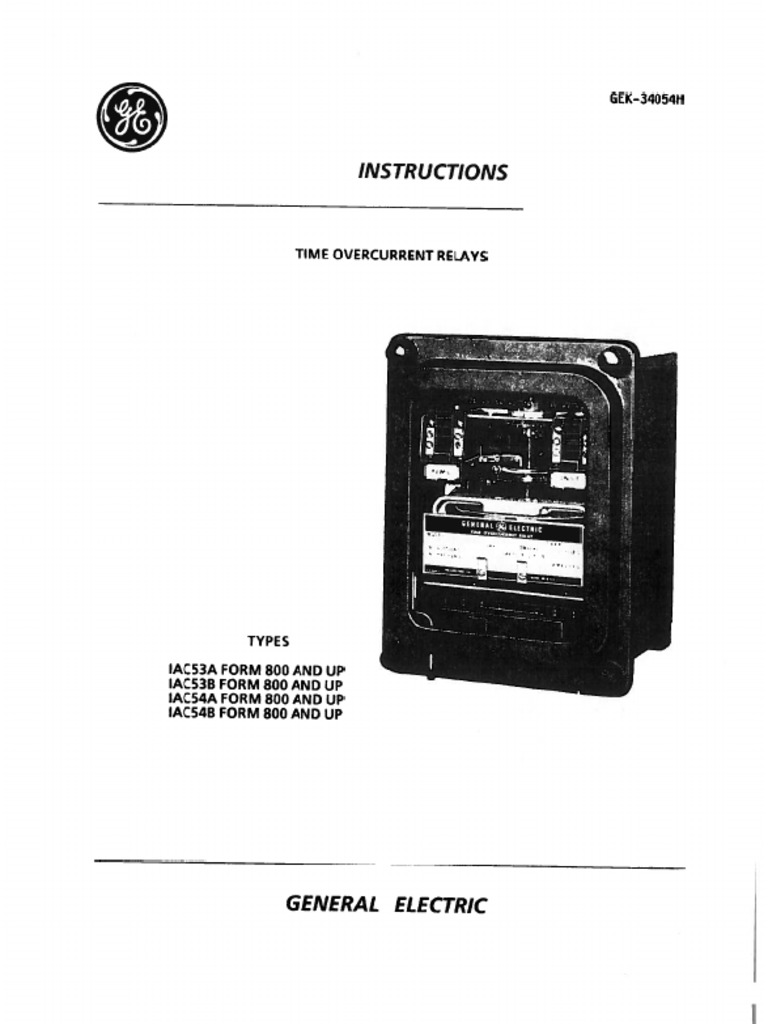 Gek Manual | PDF | Relay | Transformer