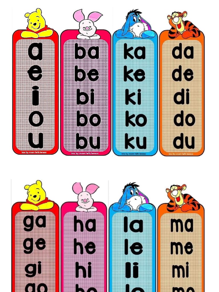 A Ba Ka Da Printable | PDF