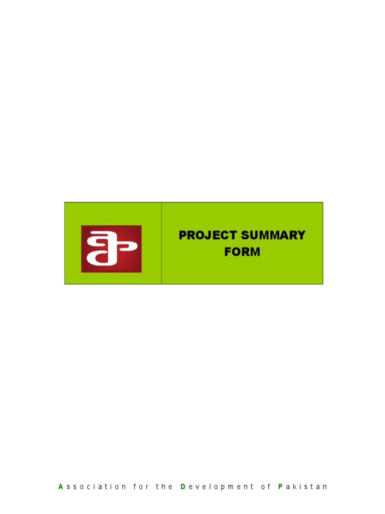 Project Evaluation Summary SIDO Handpump | PDF | Non Governmental Organization | Drinking Water