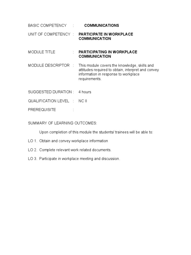 Basic Competency | PDF | Occupational Safety And Health | Competence ...