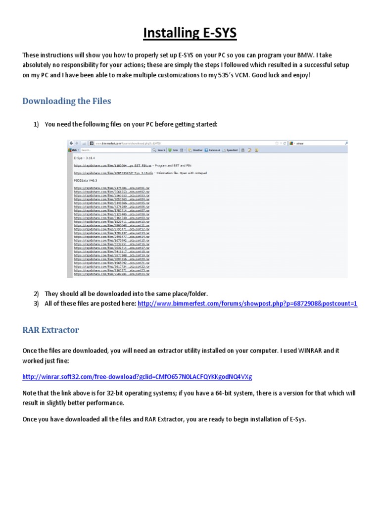 Installing ESYS PDF | PDF | Computer File | Areas Of Computer Science