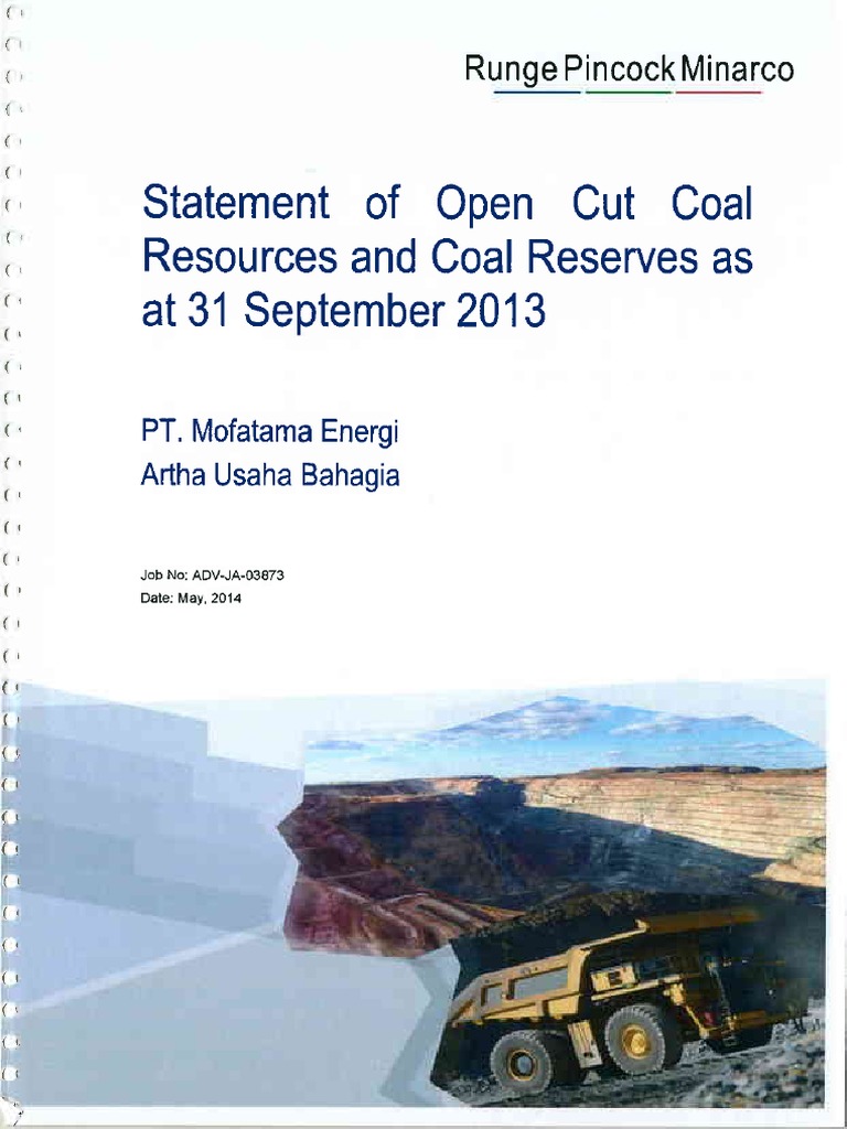 Jorc | PDF | Coal Mining | Mining