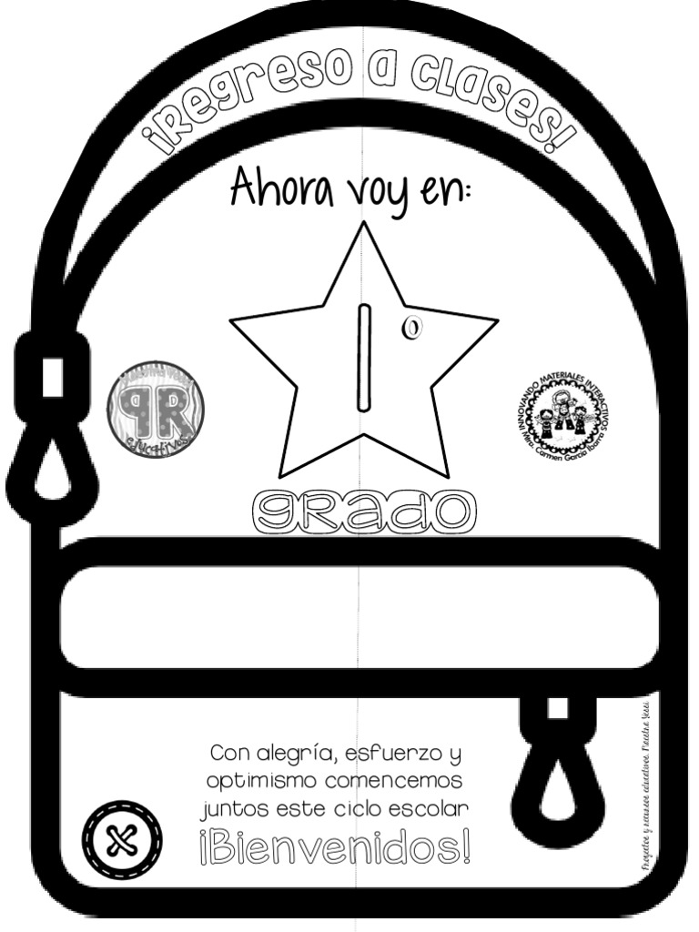 1° ?lapbook Regreso Clases PDF | PDF