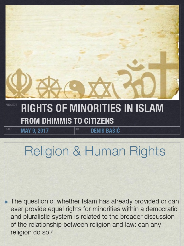 Rights of Minorities in Islam: From Dhimmis To Citizens | PDF | Ottoman ...