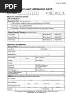Mico Undergraduate Application Revised Fillable Form | PDF | Identity ...