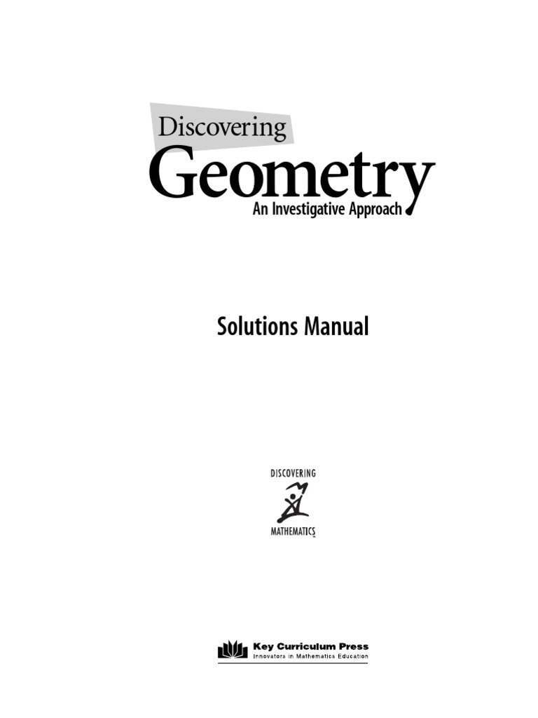 Discovering Geometry Solutions Manual | PDF | Area | Trigonometric ...