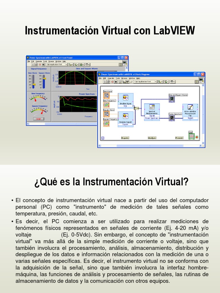Instrumentacion Virtual Labview | PDF | Tecnología digital ...