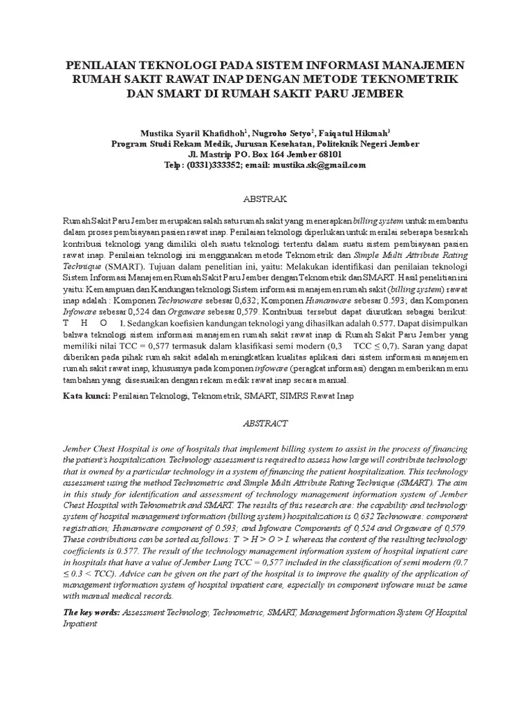 Smart Hospital | PDF