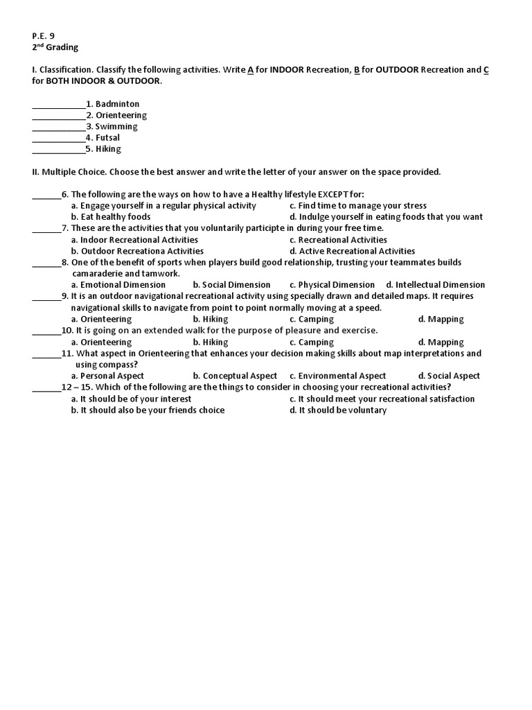2nd Periodic Exam | PDF