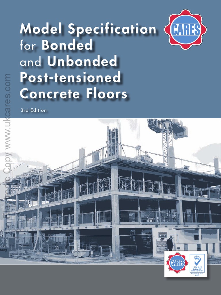Model Specification Bonded Unbonded Post-tensioned Concrete Floors ...