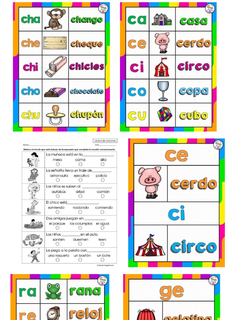 Lectura Ca Ce Ci Co Cu | PDF