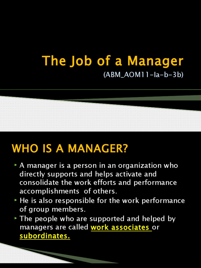 Understanding Managerial Roles and Levels | PDF | Chief Executive ...