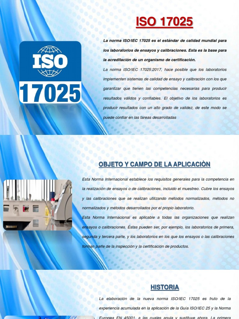 Iso 17025 | PDF | Laboratorios | Organización internacional para la estandarización