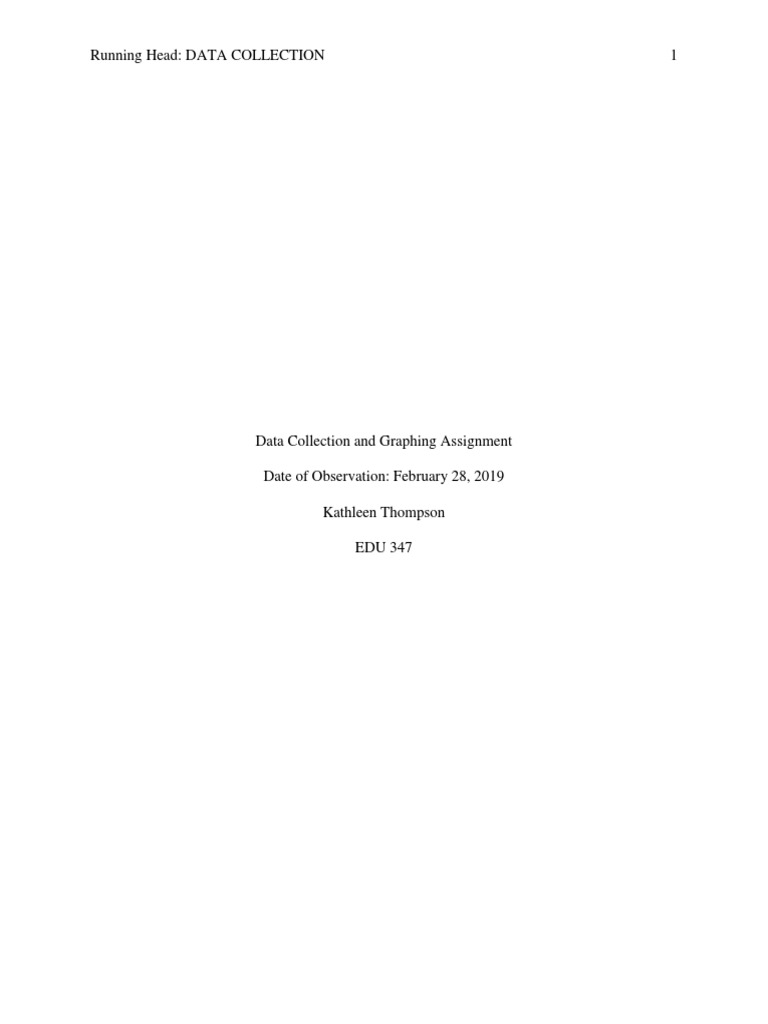 Data Collection Paper | Download Free PDF | Classroom | Communication