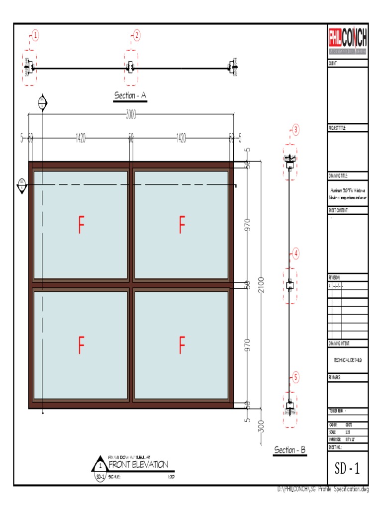 Aluminum "3G" Window & Door Details | PDF | Window | Glass Applications