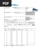 TEMPLATE - Cargo Manifest (Flights) | PDF