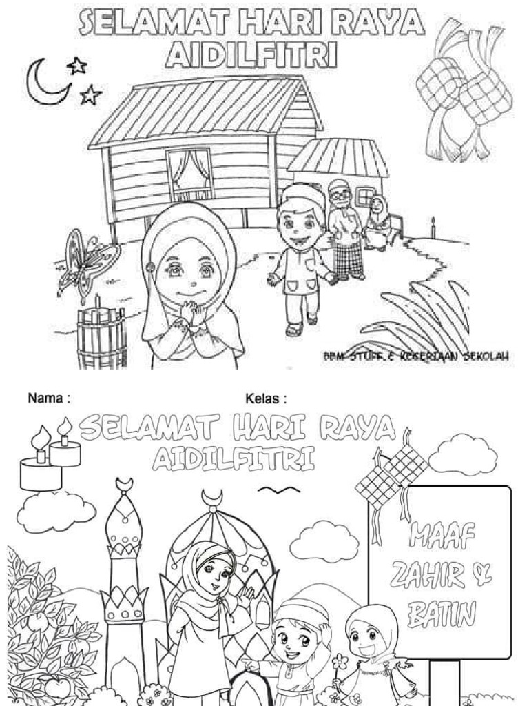 Lukisan Selamat Hari Raya | PDF