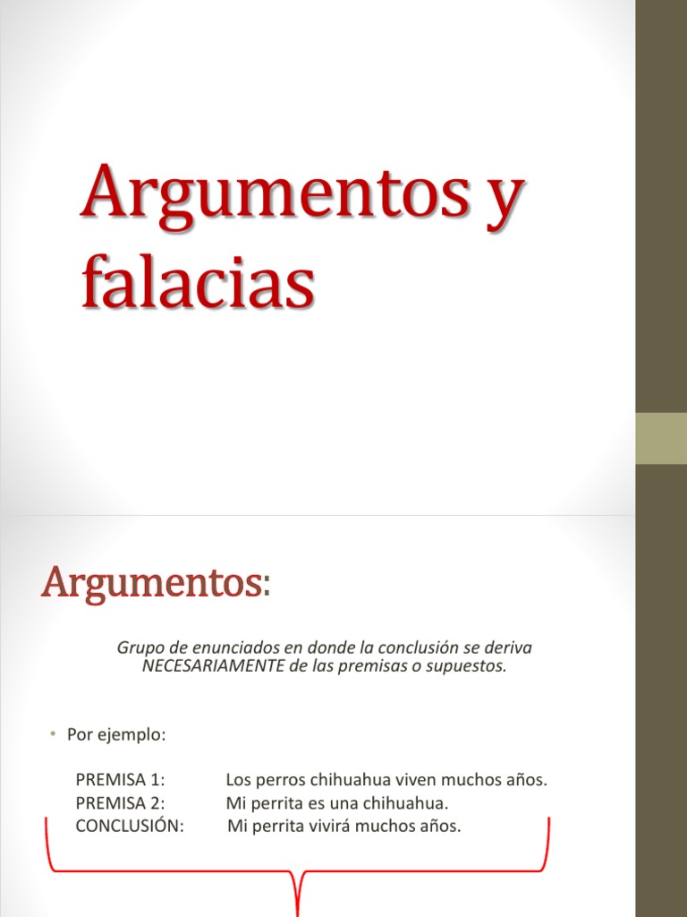 Falacias Informales | PDF | Falacia | Argumento