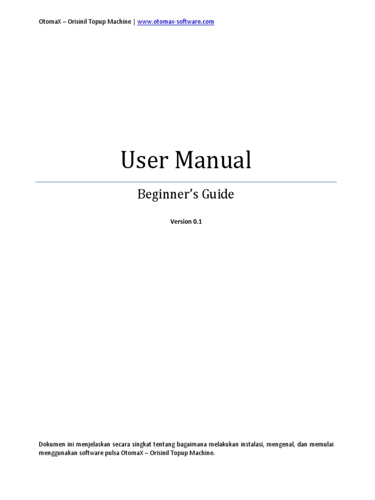 User Manual PDF | PDF