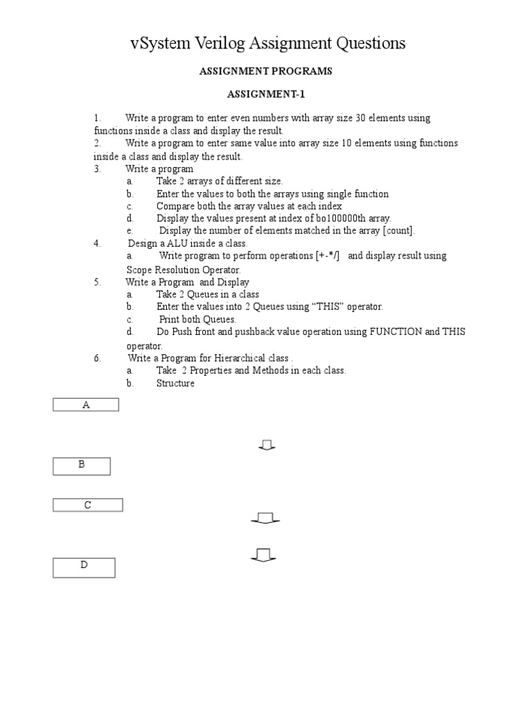 Sv Assignment Questions Pdf Array Data Structure Class Computer