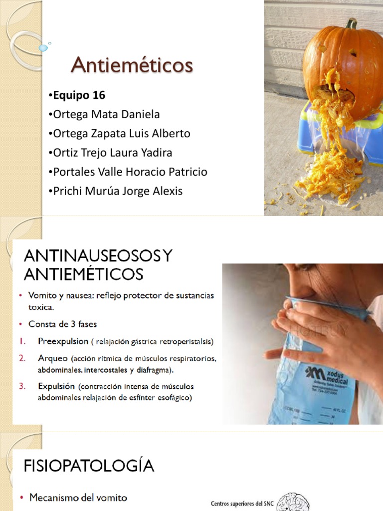 Antieméticos: Una revisión de los principales fármacos utilizados para ...