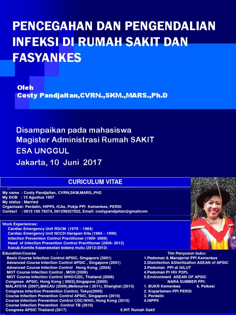 Pencegahan Dan Pengendalian Infeksi Di Rumah Sakit Dan Fasyankes | PDF ...