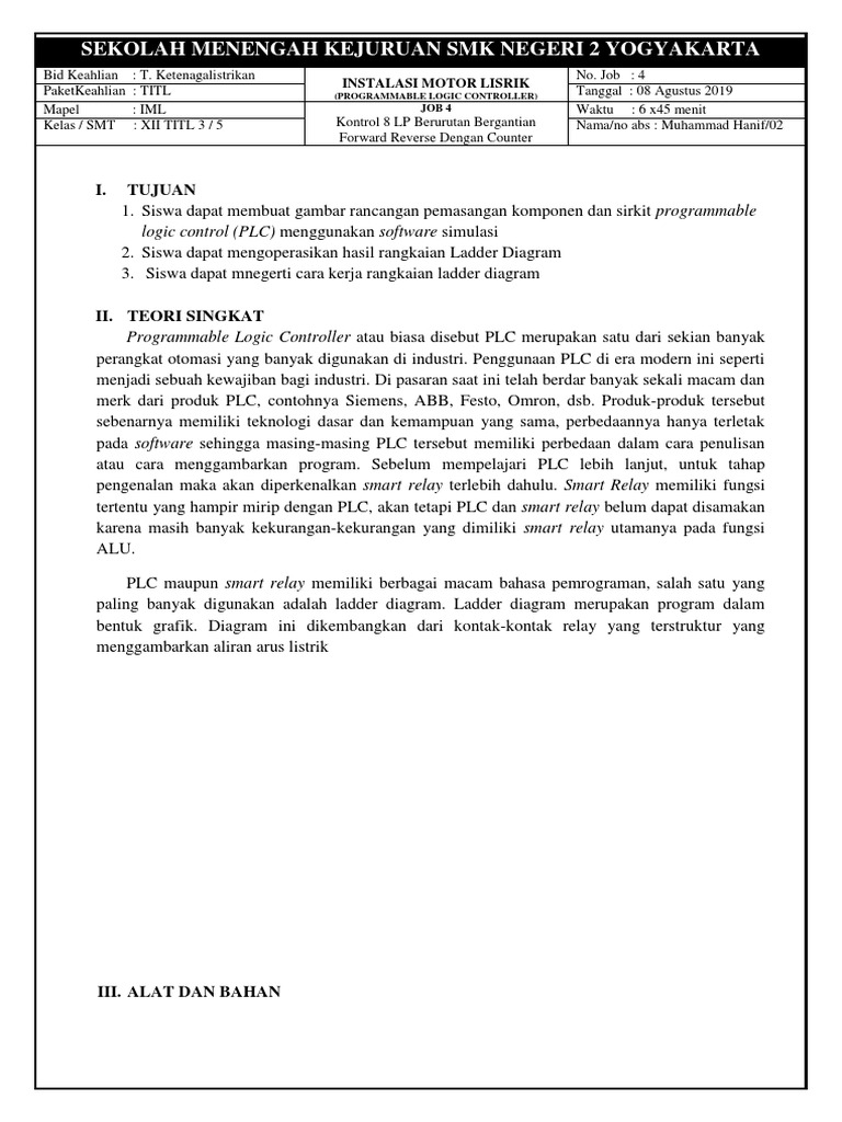 Laporan Iml CX Job 4 | PDF