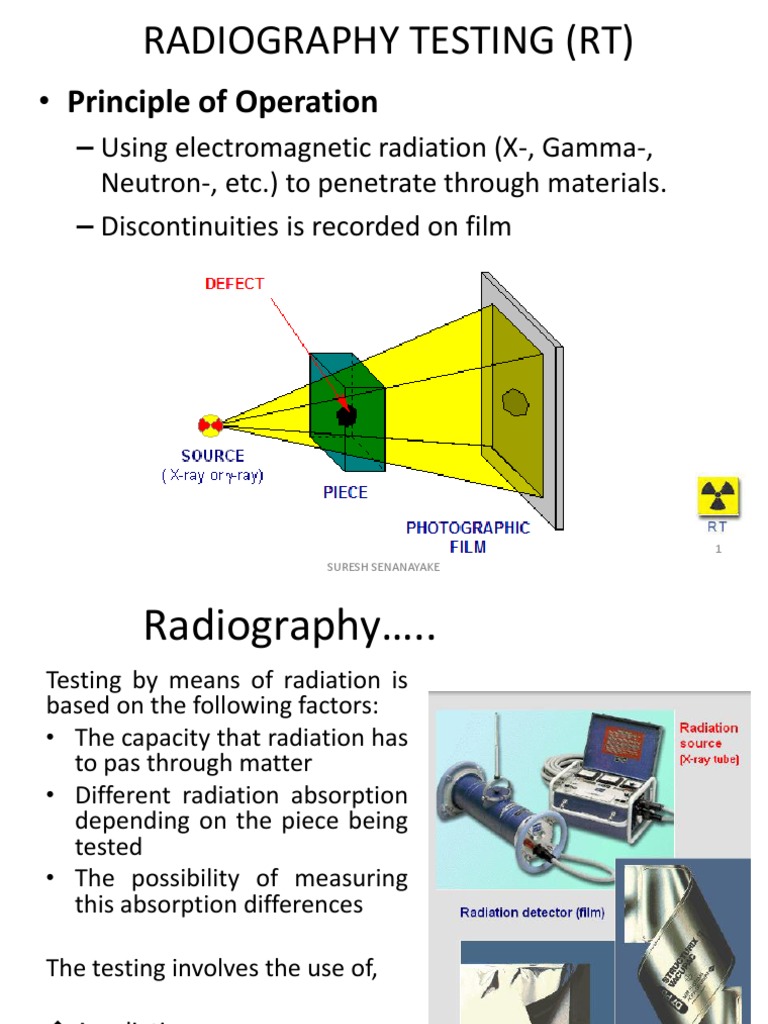 Radiography Testing (RT) | PDF
