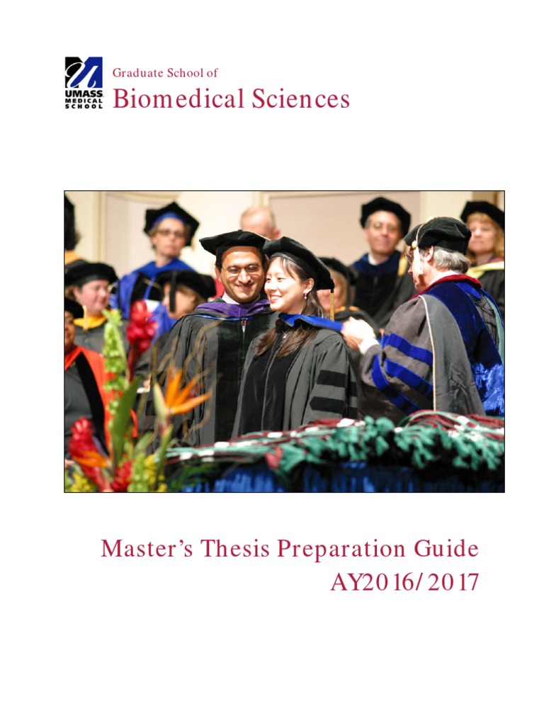 Gsbs 24 Masters Thesis Prep Guide | PDF | Thesis | Graduate School