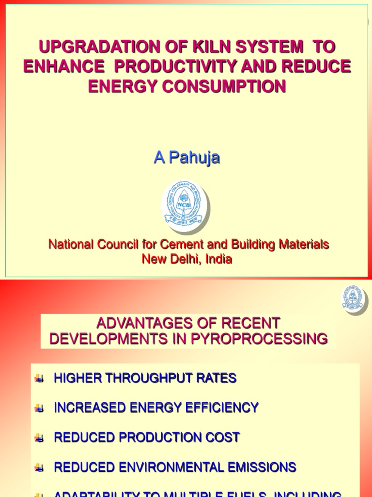 M01-LECTURE 18-Upgradation of Kiln System | PDF | Combustion | Nature