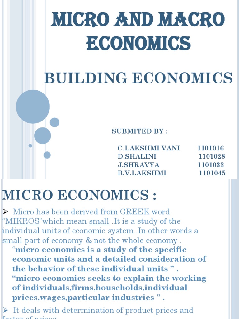 Micro vs Macro Economics Explained | PDF | Microeconomics | Economics
