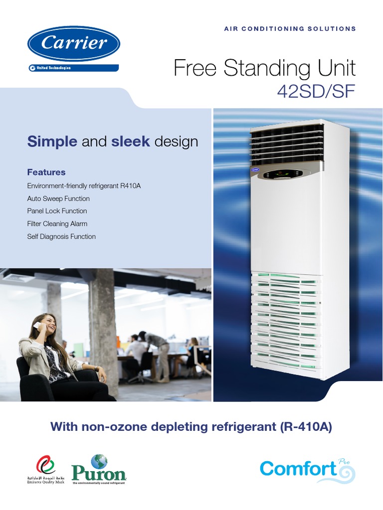 Carrier Brochure FreeStanding R410A July31-2018 | PDF | Heating ...